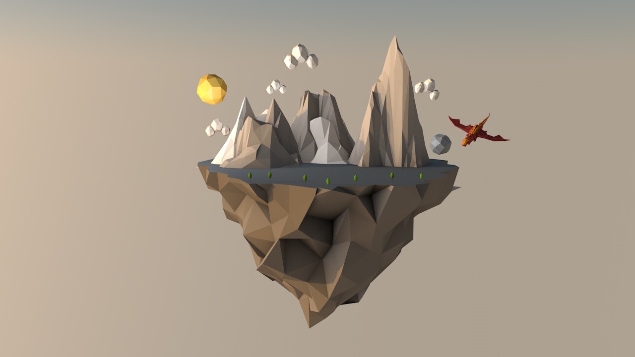 ArtStation - dragon island