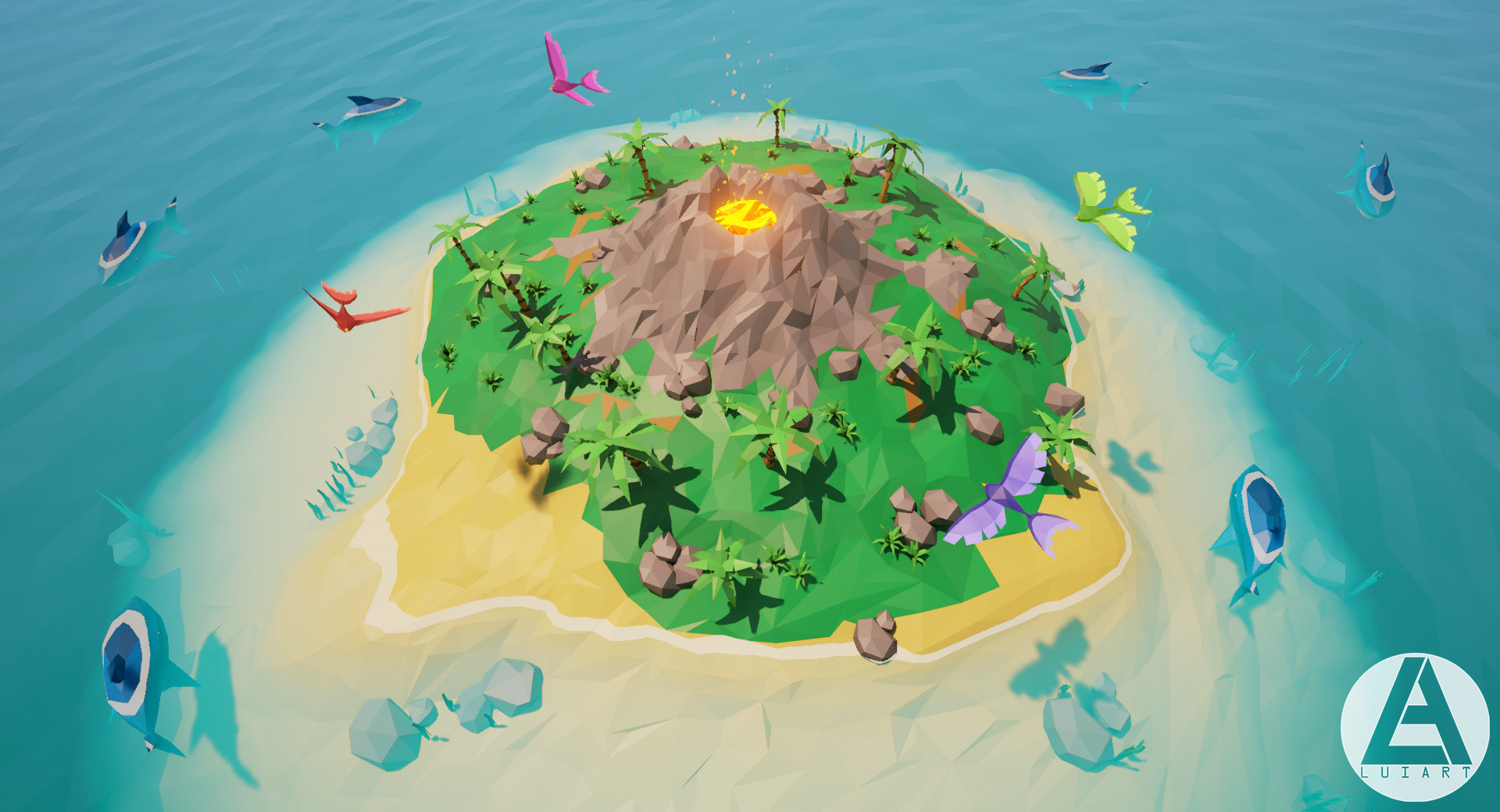 ArtStation - Low Poly Bird Game