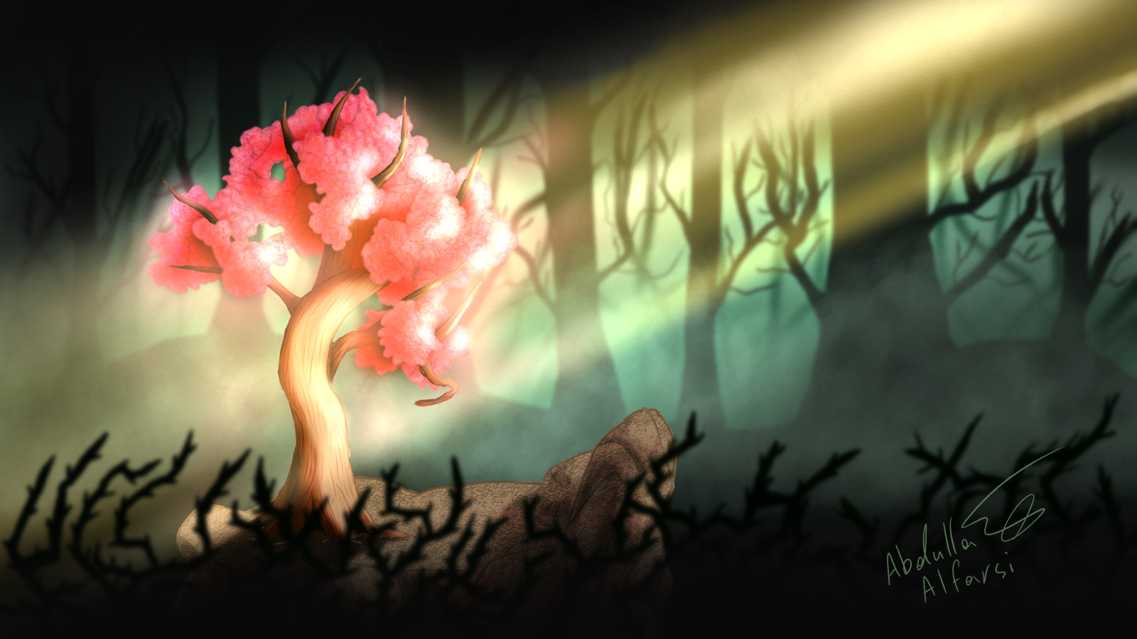 ArtStation - There is still light in my life...