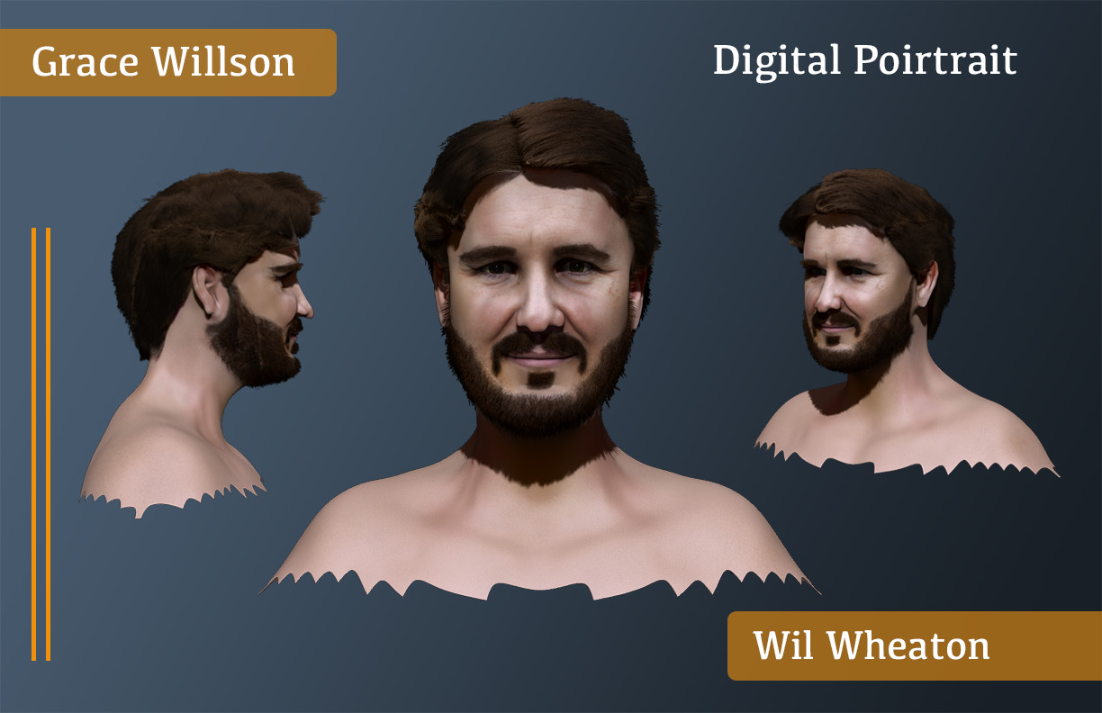 ArtStation - Wil Wheaton Sculpt
