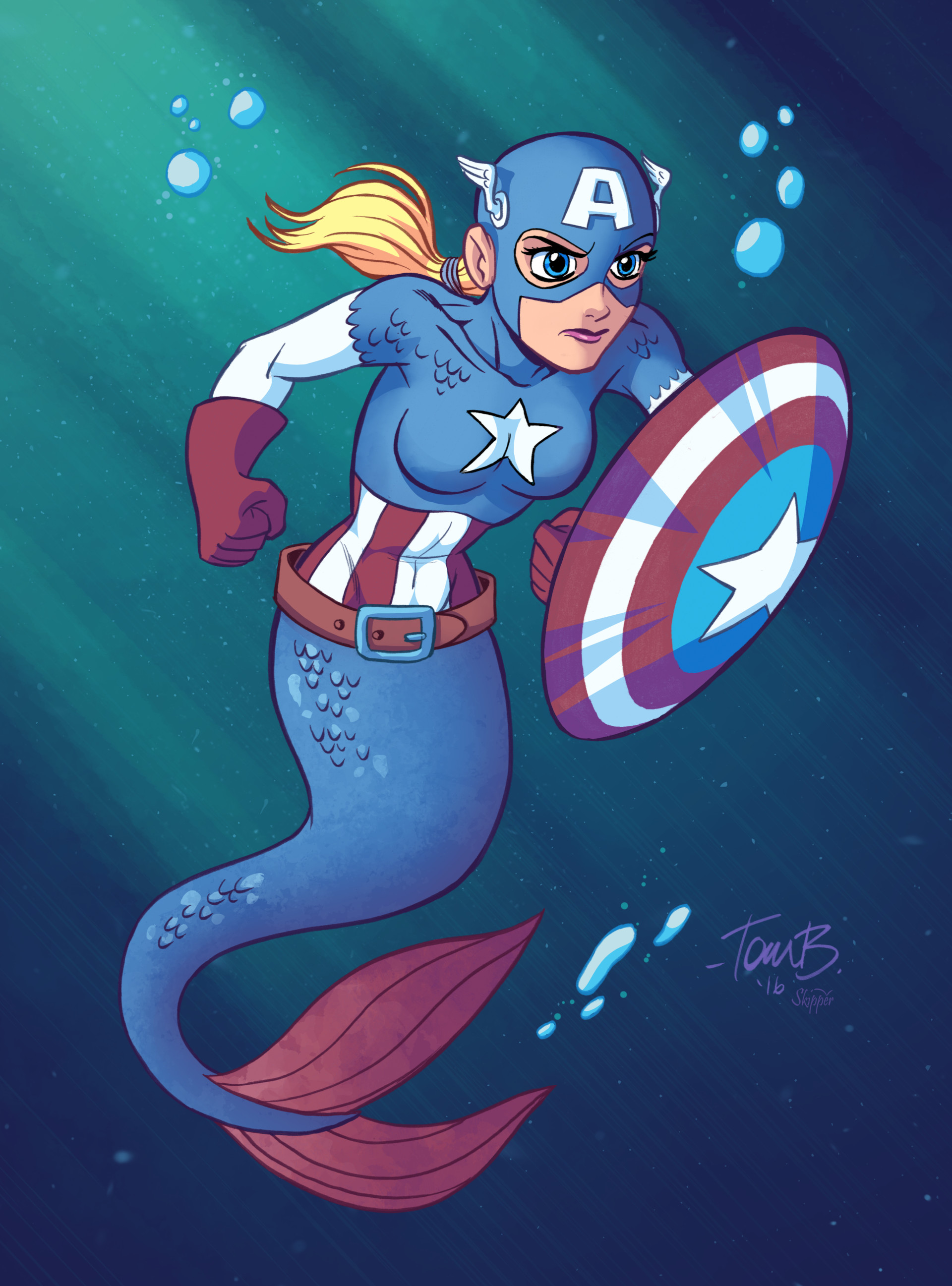 ArtStation - Mermaid #5 - CapMaid