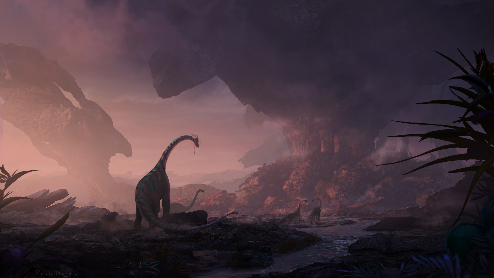 ArtStation - Alien planet Environment Design