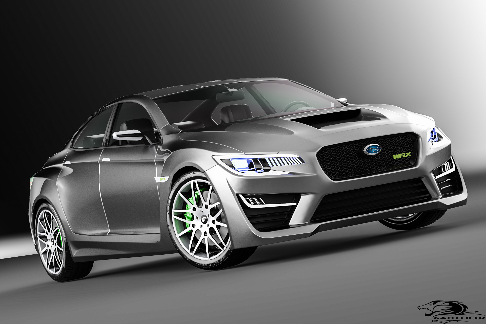 ArtStation - Render Subaru WRX Concept 2015