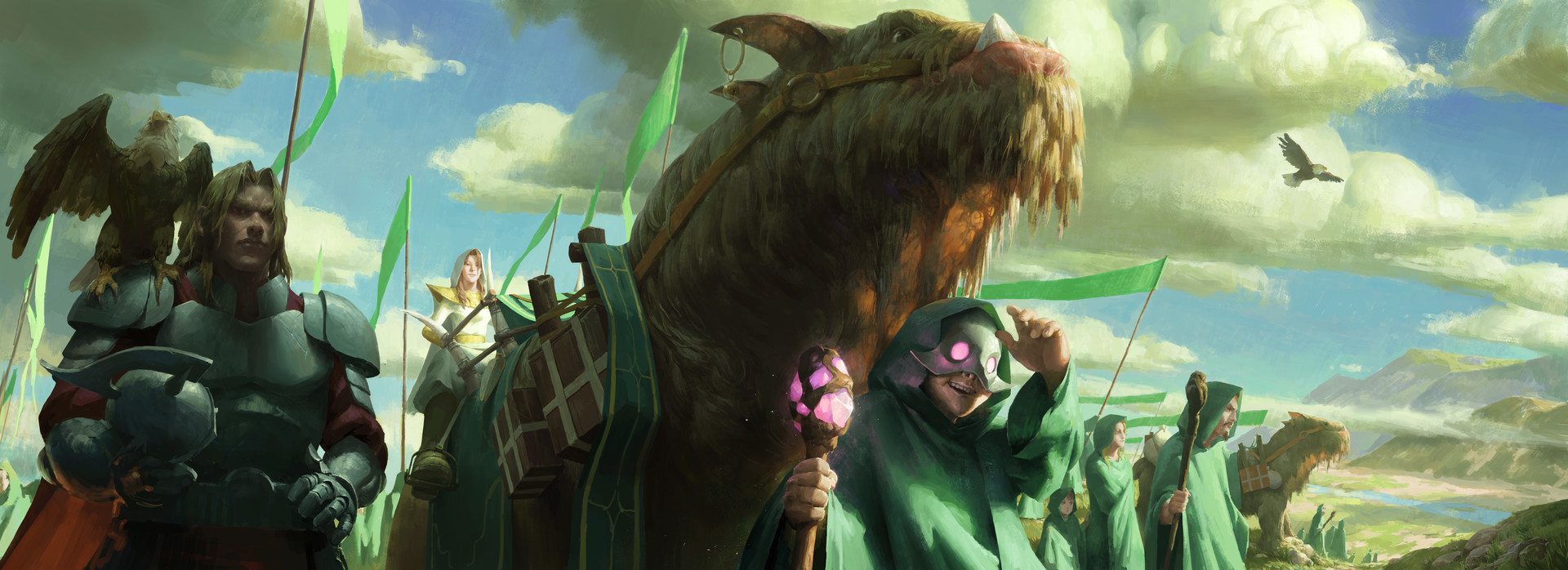 ArtStation - The journey of " Green Priests"