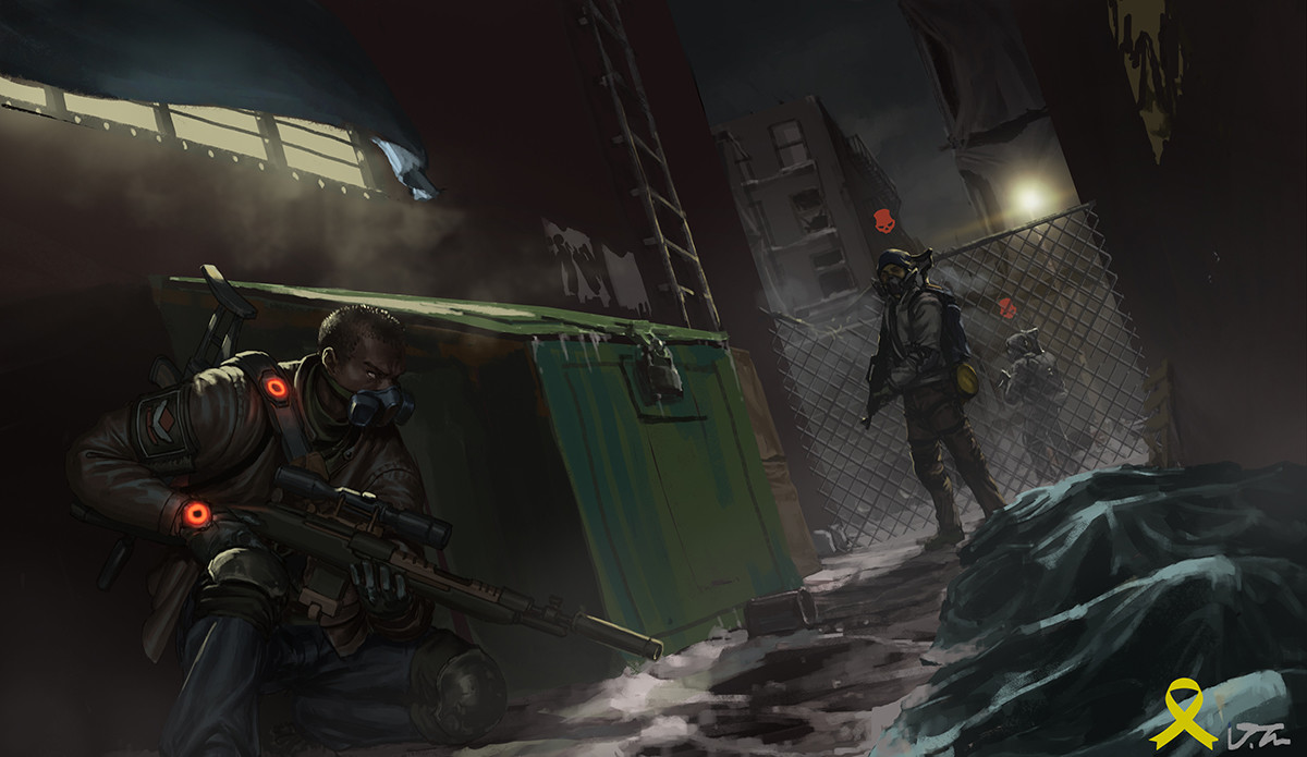 ArtStation - dark zone rogue agent - fan art