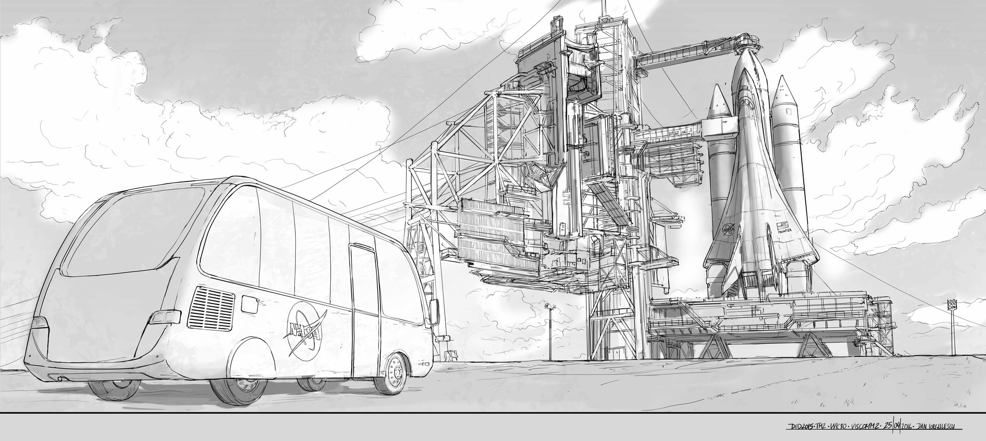 ArtStation - Space Shuttle Launch Shots