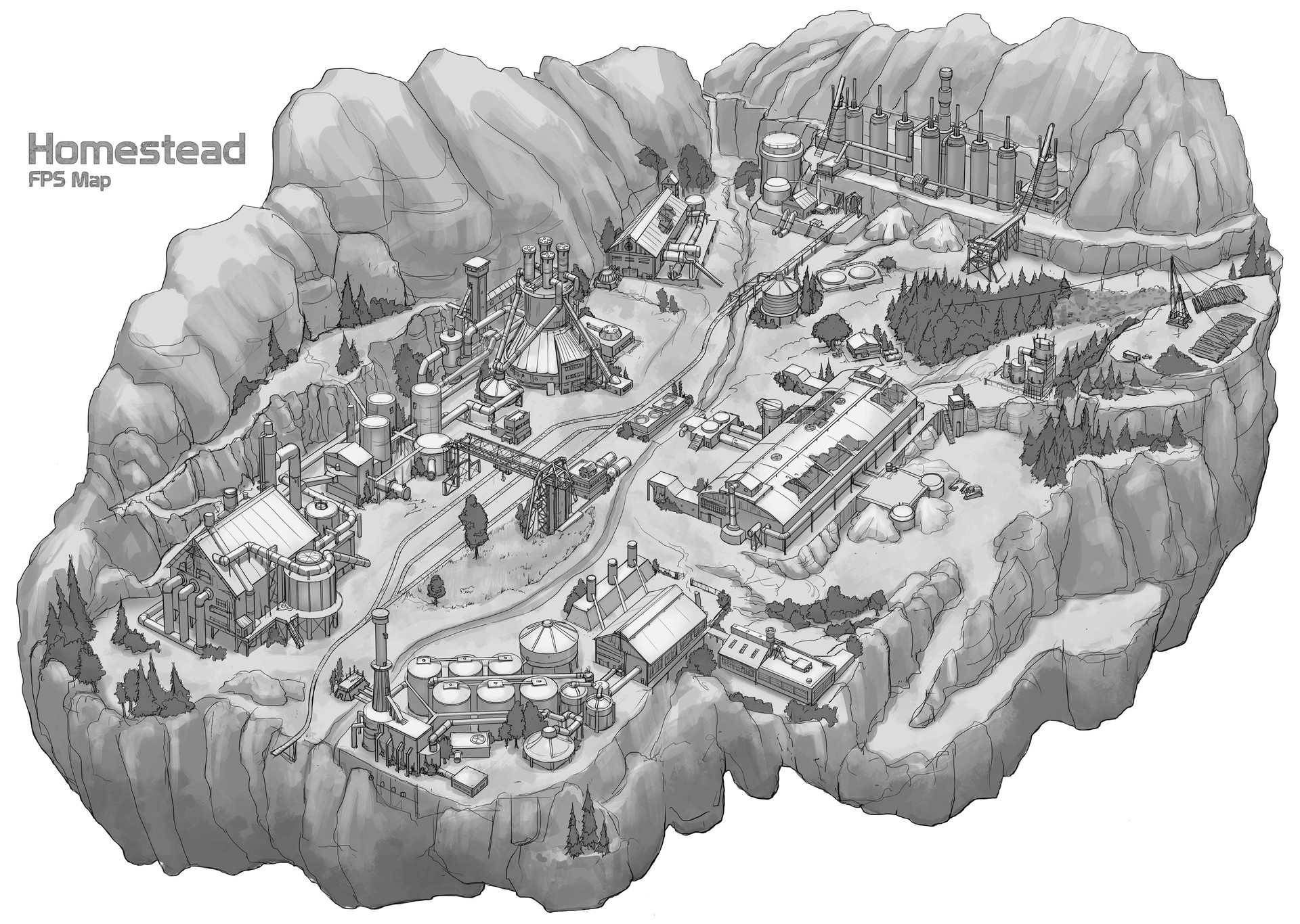 ArtStation - FPS Map