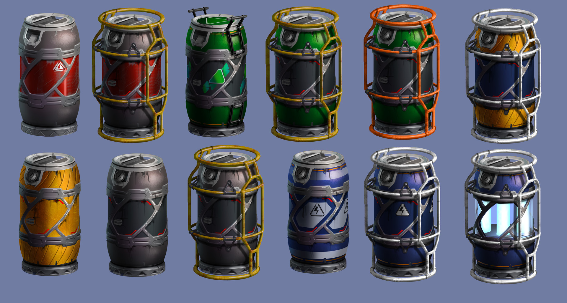ArtStation - Defiance -Barrel Varients