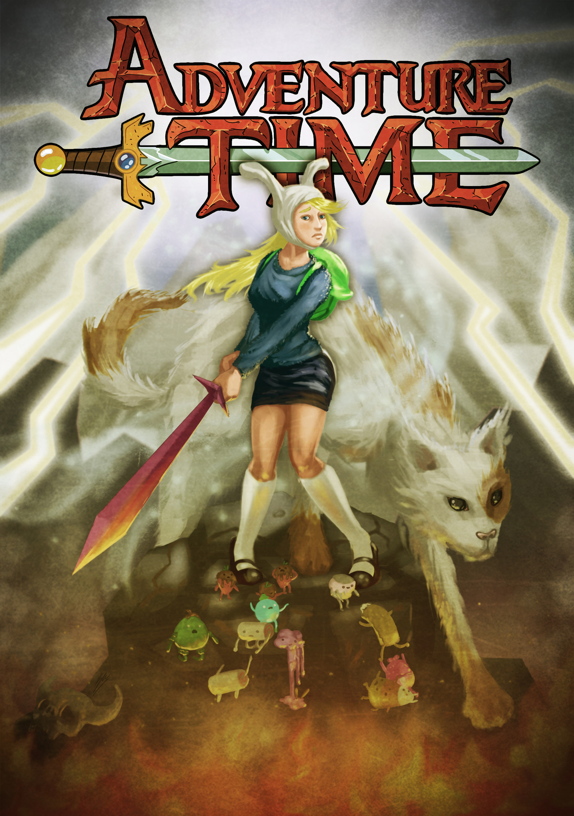 ArtStation - Adventure Time Book Cover