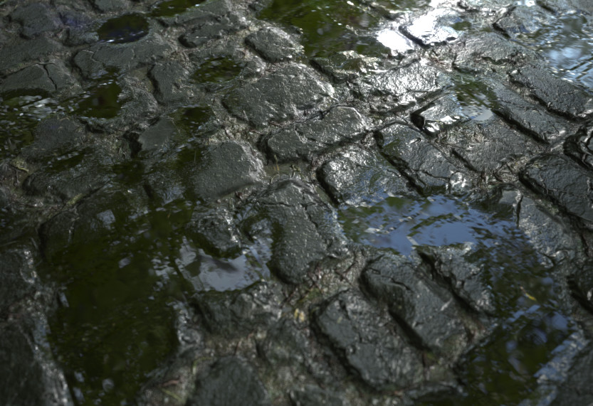 ArtStation - Weathered Cobblestone