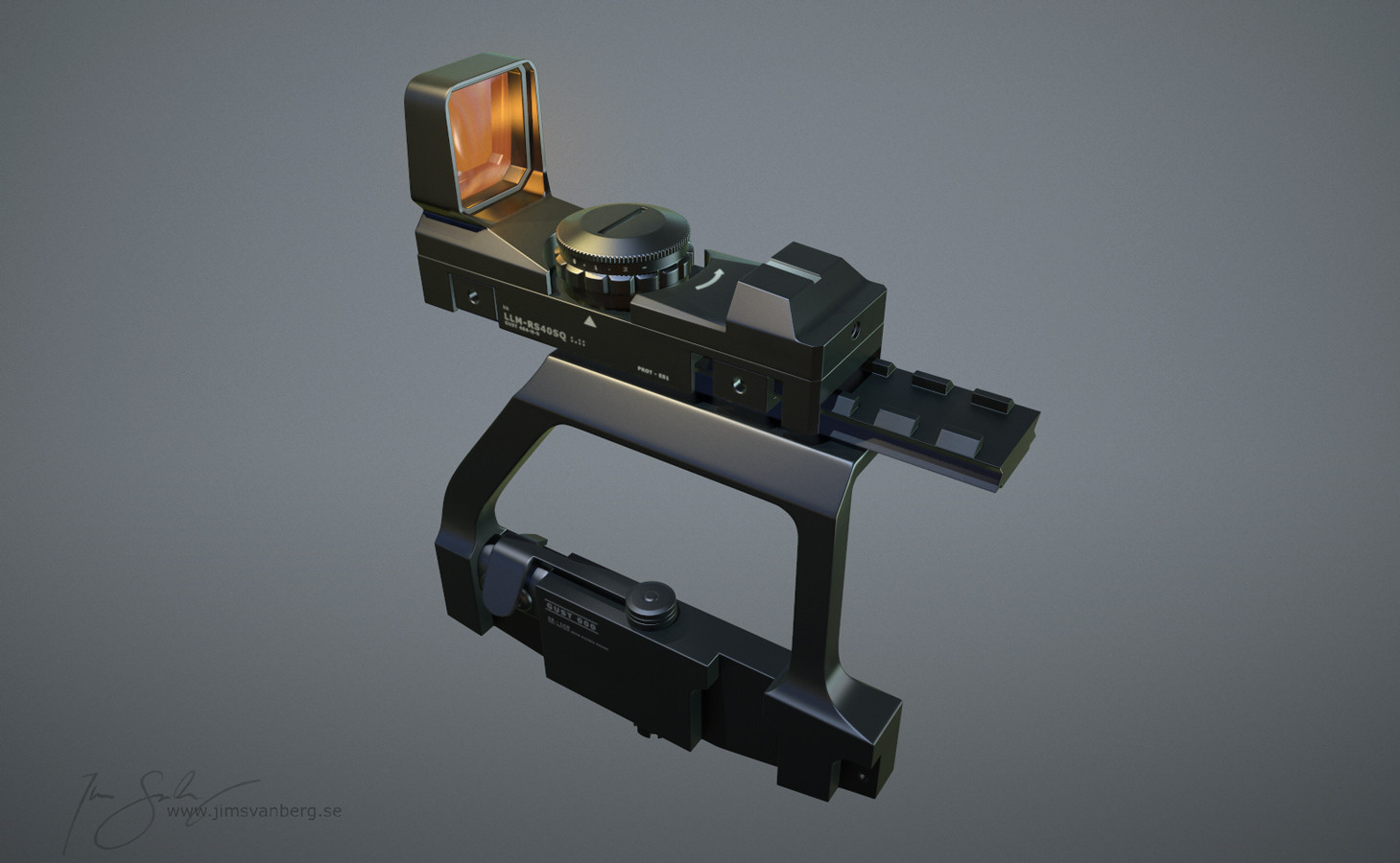 ArtStation - Red dot aim