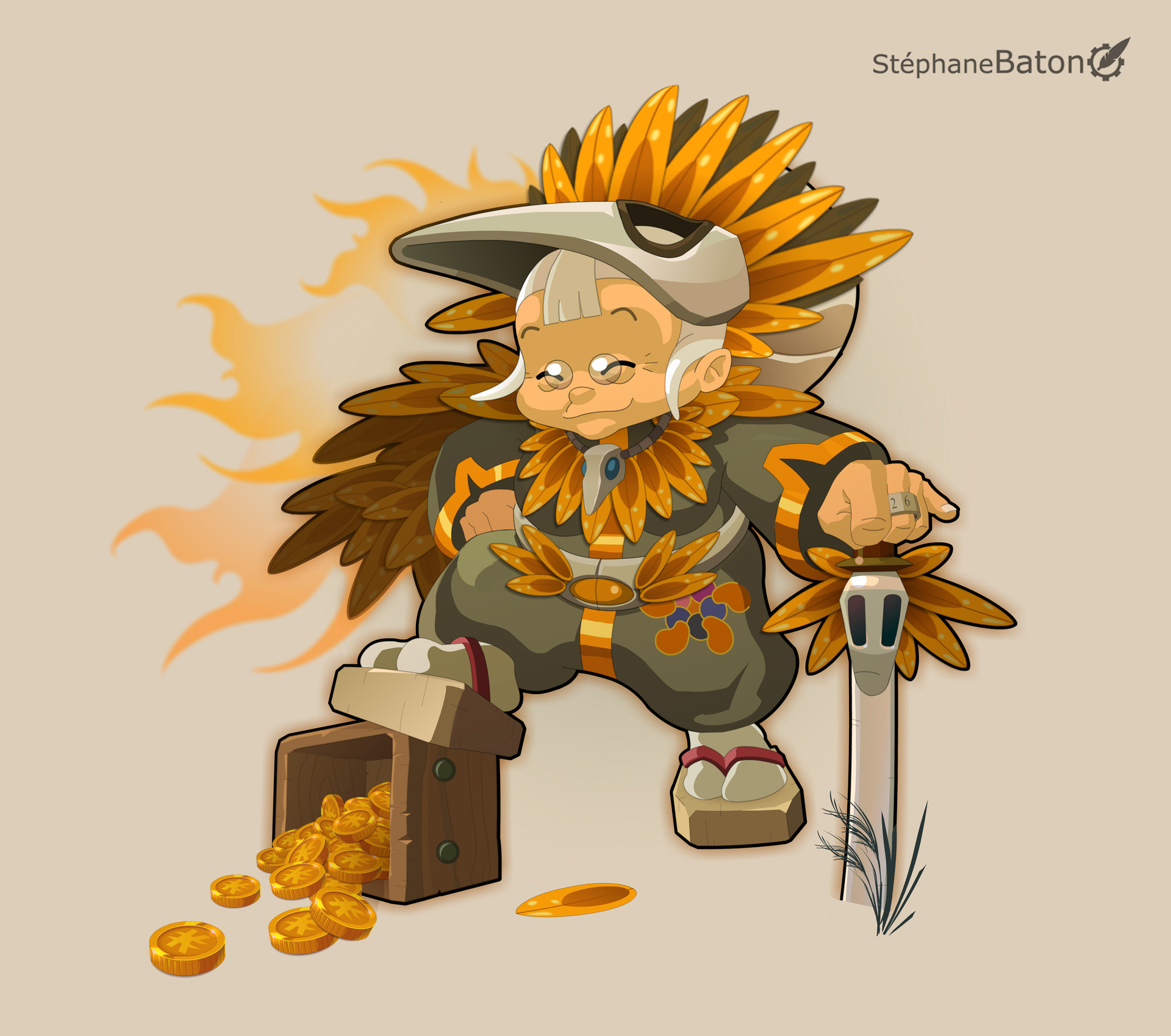 ArtStation - Dofus characters with special outfits, Stéphane Baton