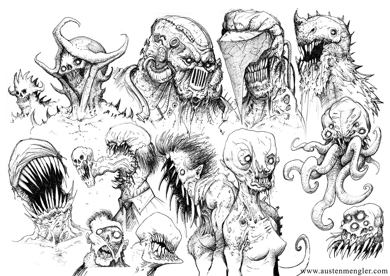 Scary Monsters Sketches
