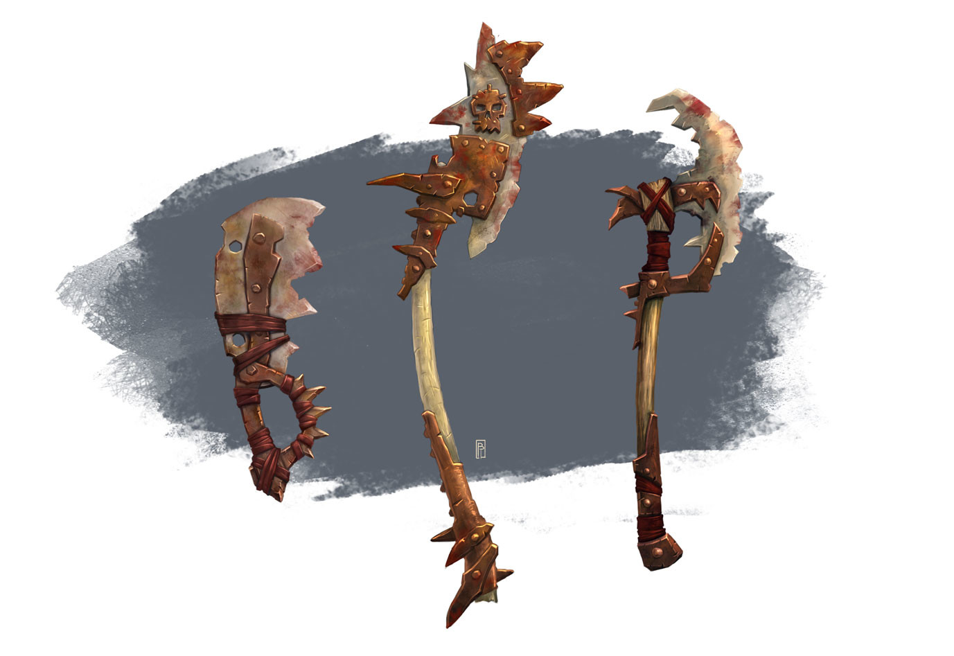 ArtStation - Orcs axes