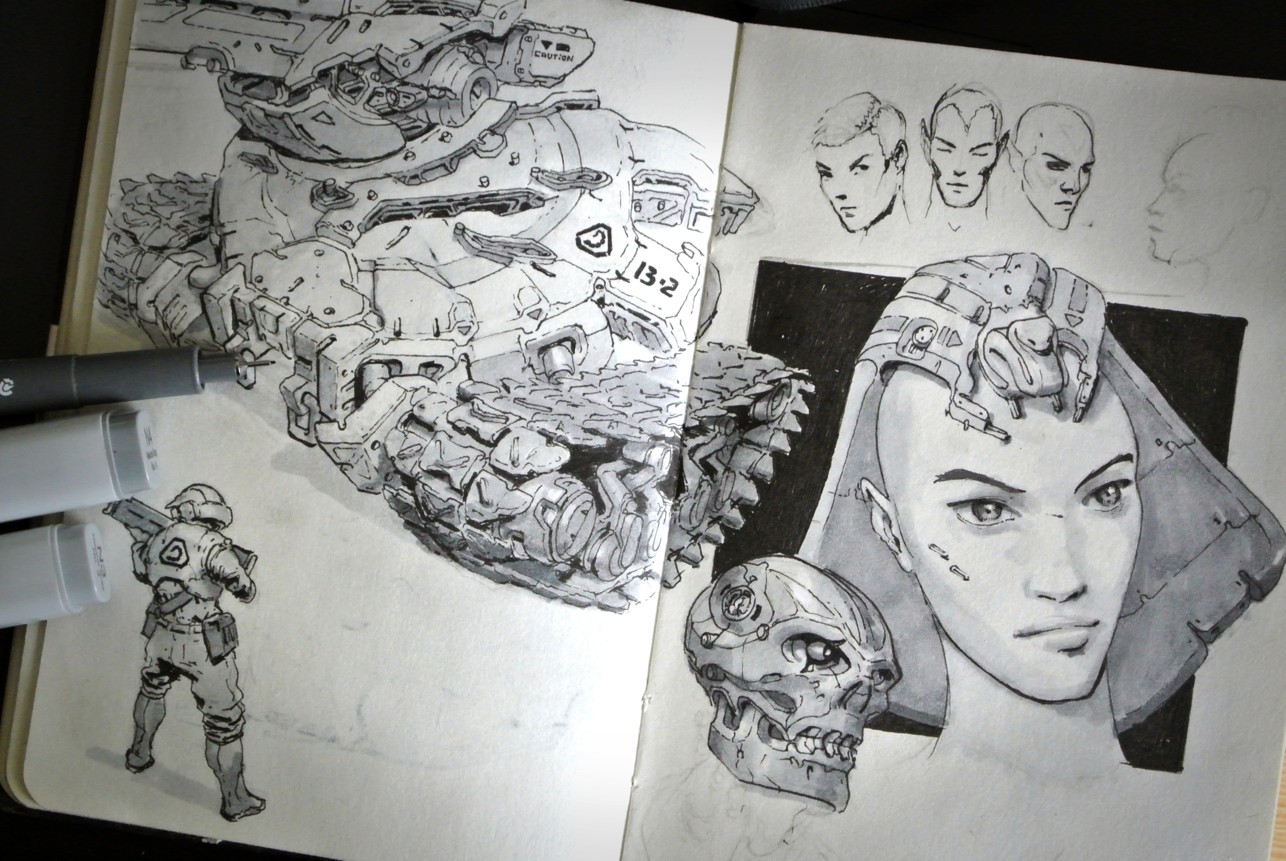 Michal Kus - Daily Traditional sketches