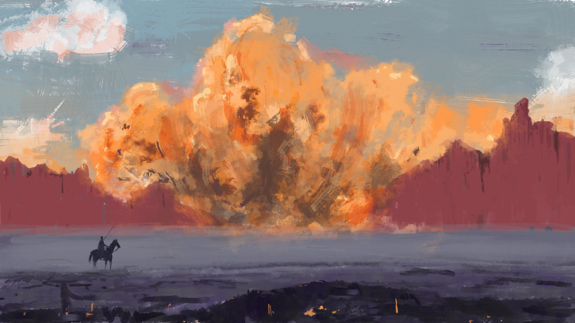 ArtStation - Sandstorm is coming