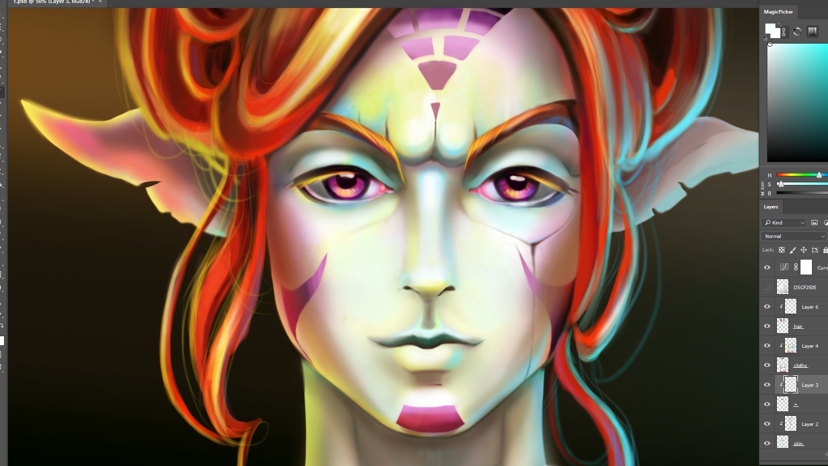 ArtStation - Steampunk Character "Yoda's granddaughter"