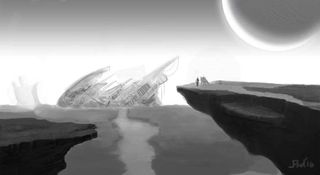 ArtStation - Derelict Ship