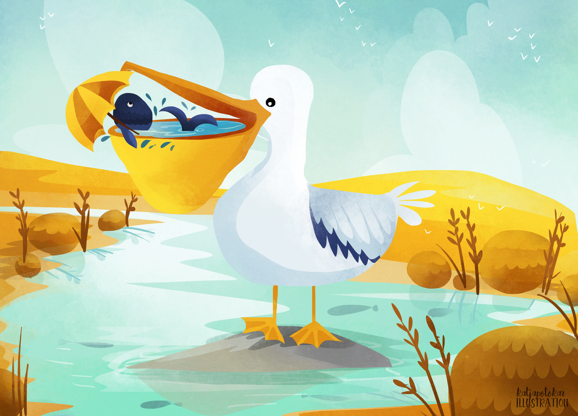 ArtStation - Silly Pelican