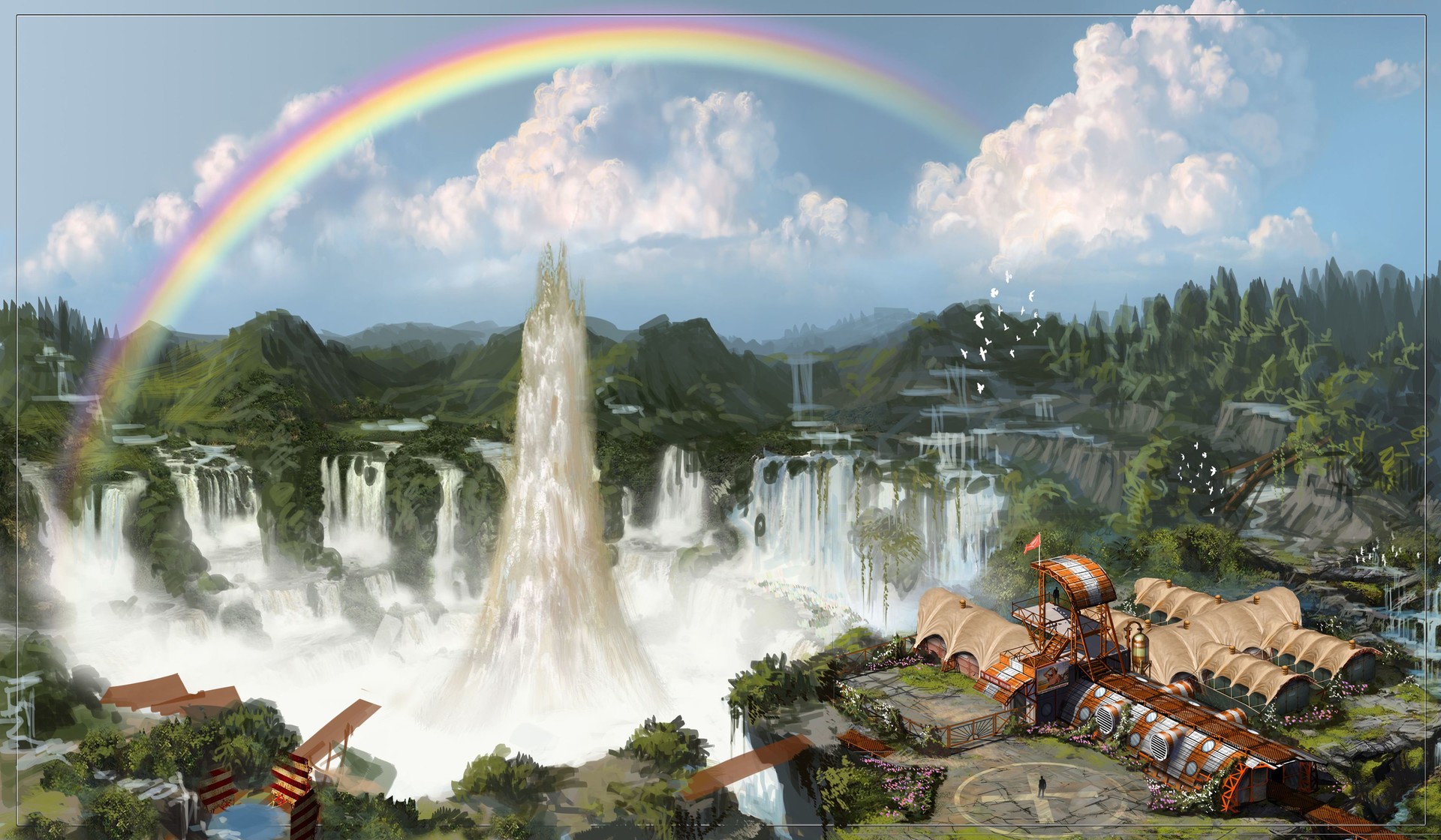 ArtStation - The base of scientists