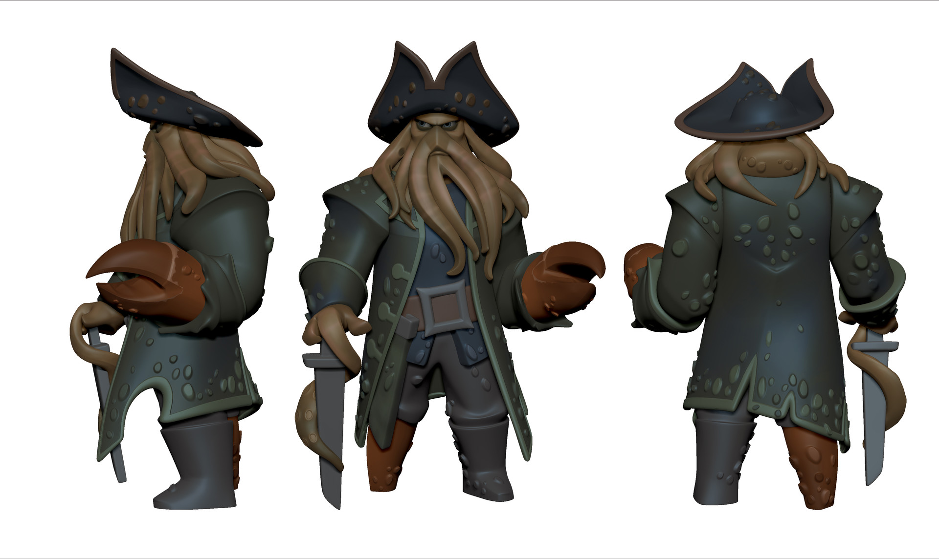 ArtStation - Davy Jones - Disney Infinity