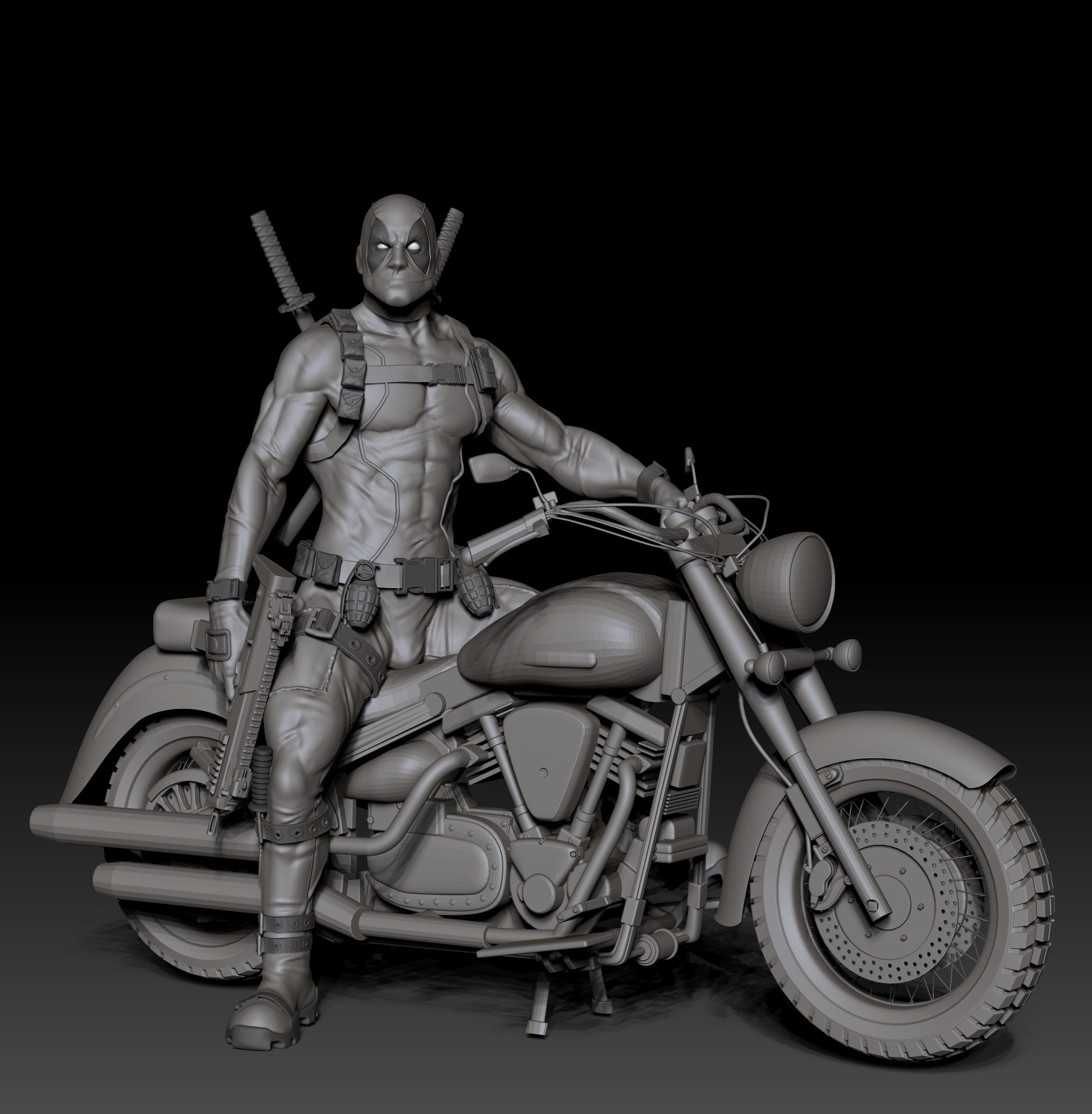 ArtStation - deadpool (WIP)