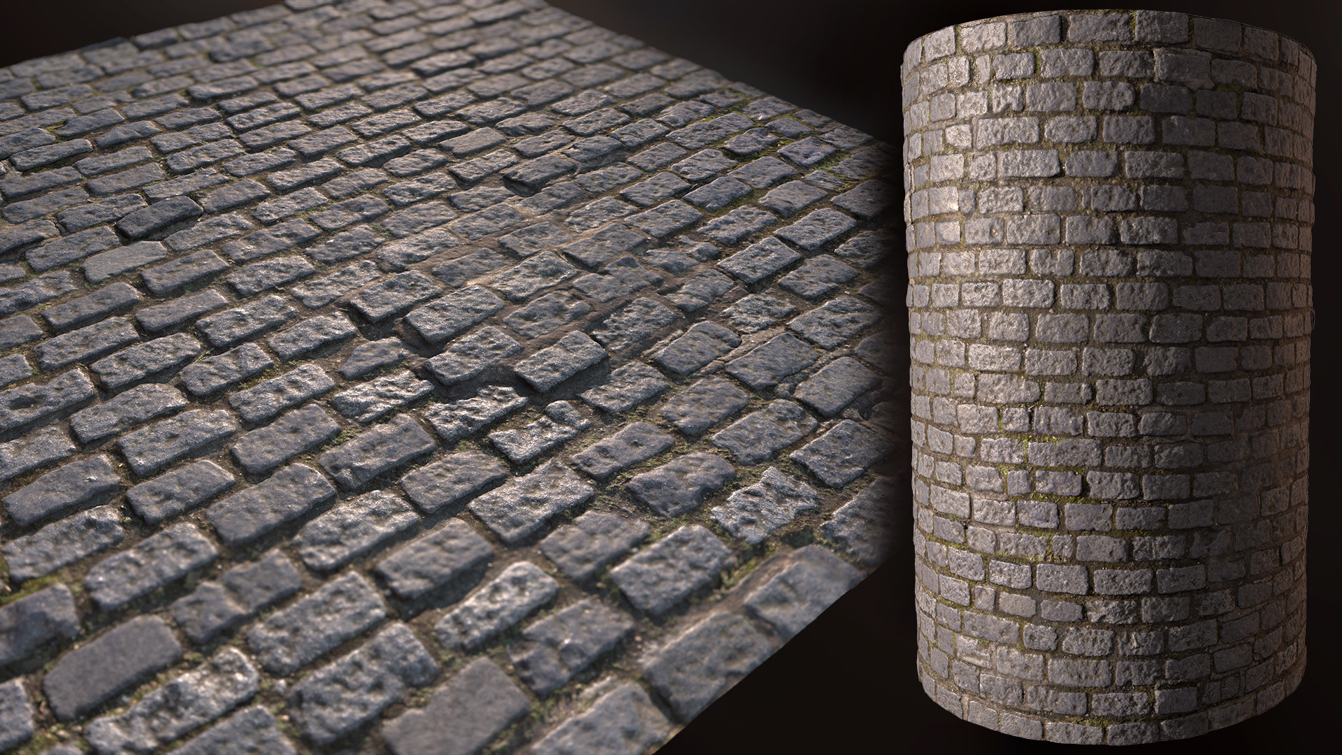ArtStation - Photogrammetry Texture: Cobblestones