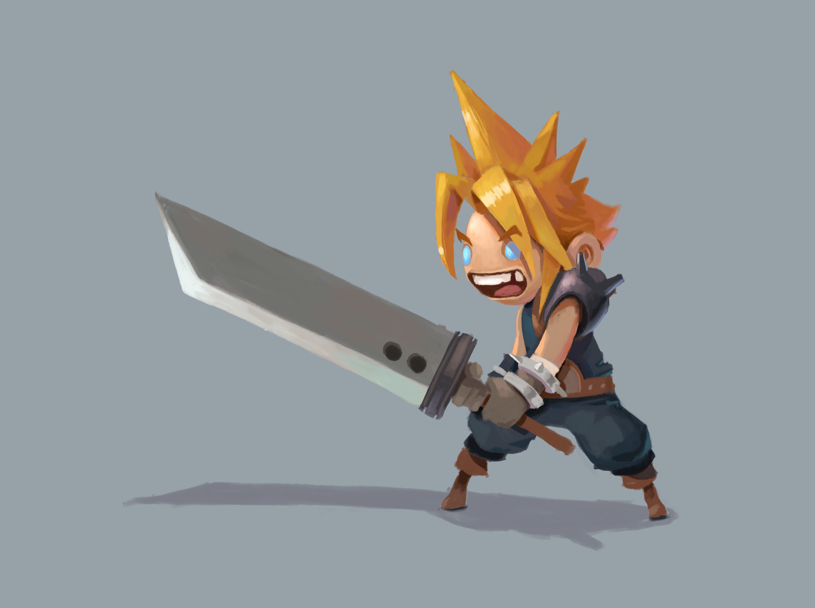 ArtStation - Cloud Strife Fan art