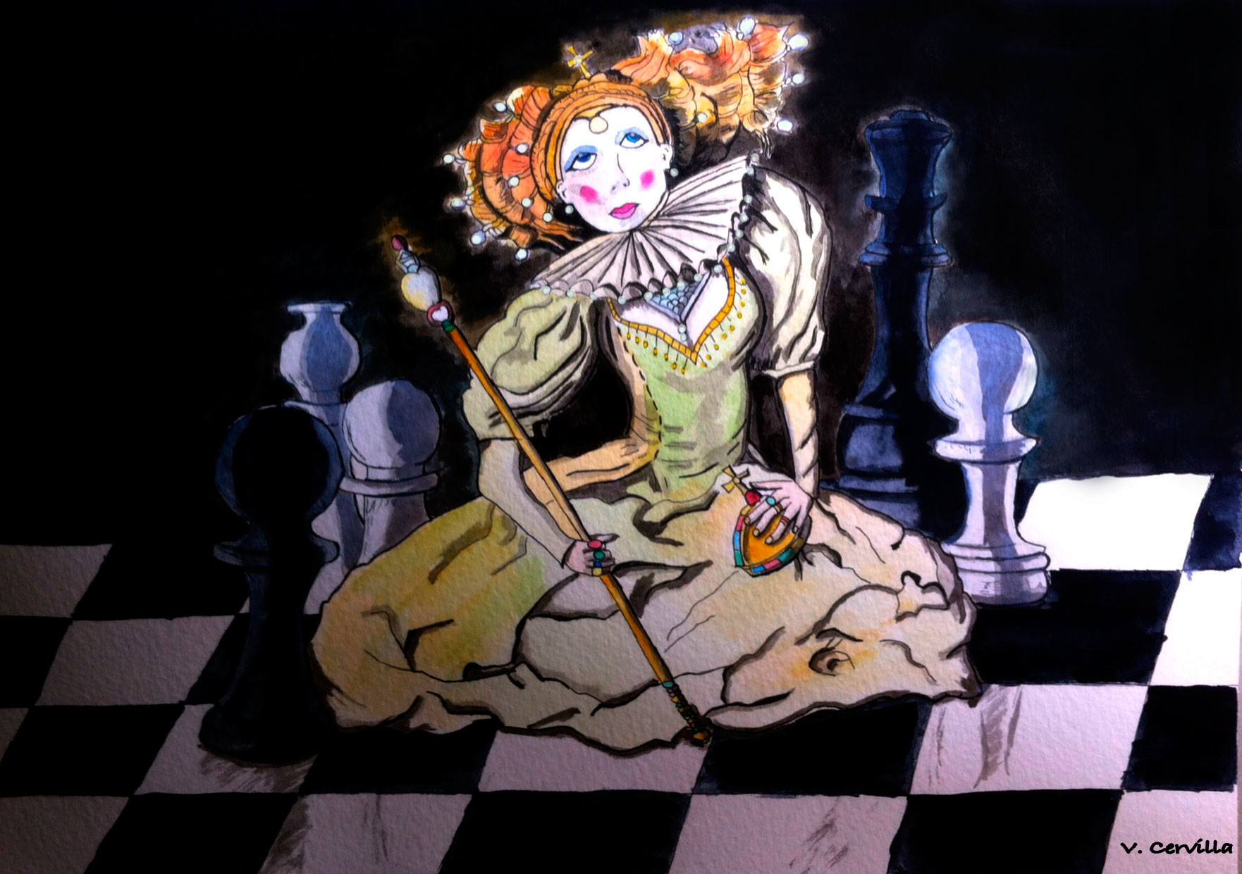 ArtStation - Chess Queen