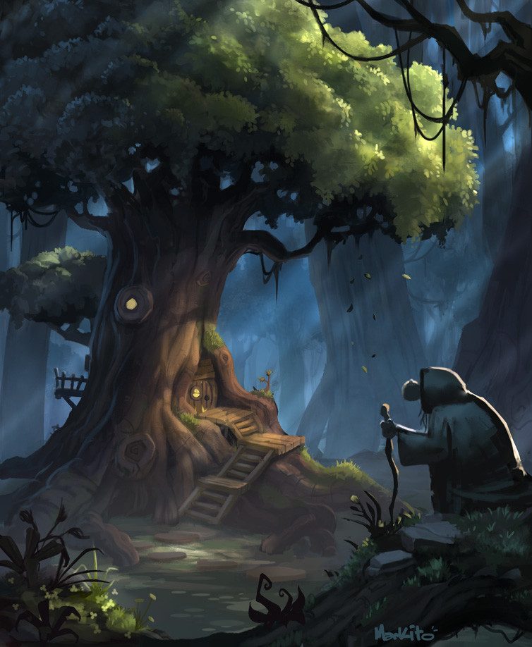 ArtStation - Witche's Treehouse