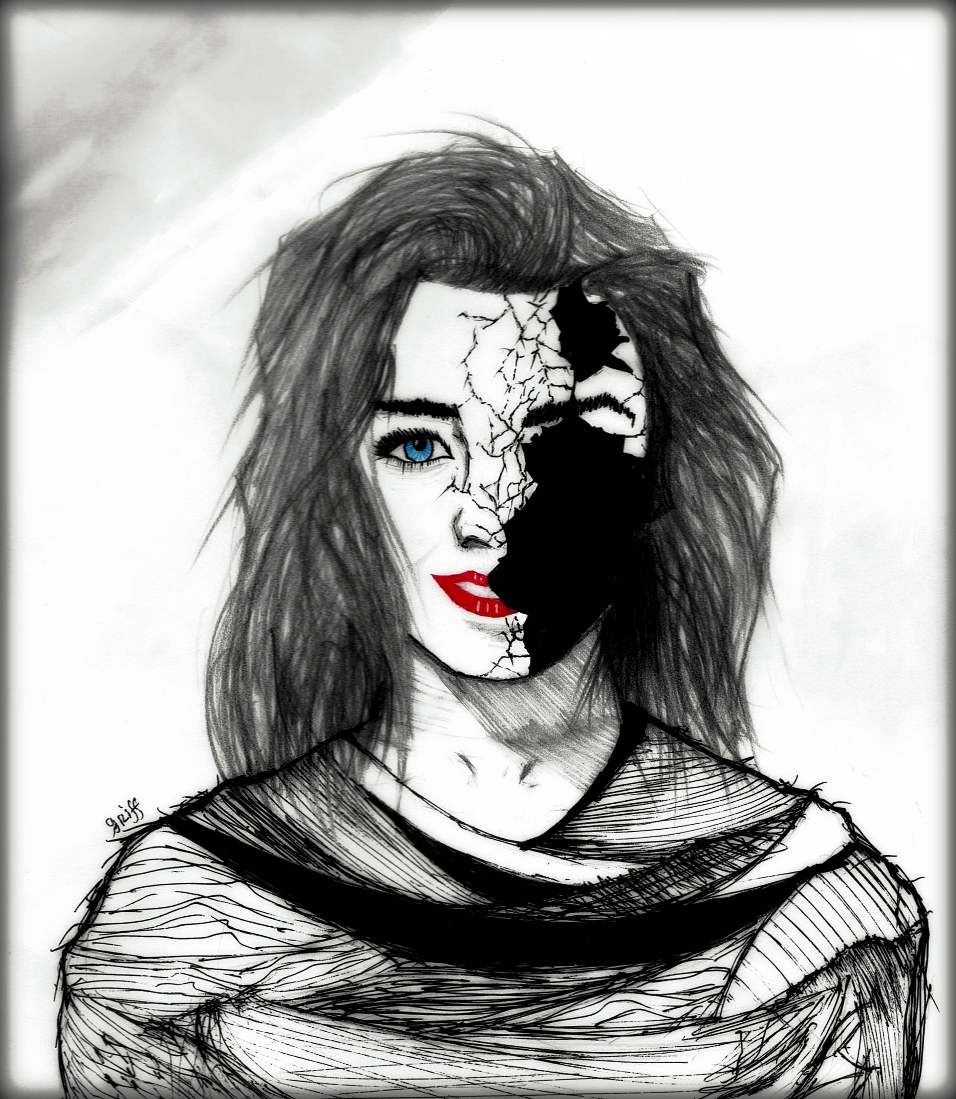 ArtStation - A nameless girl