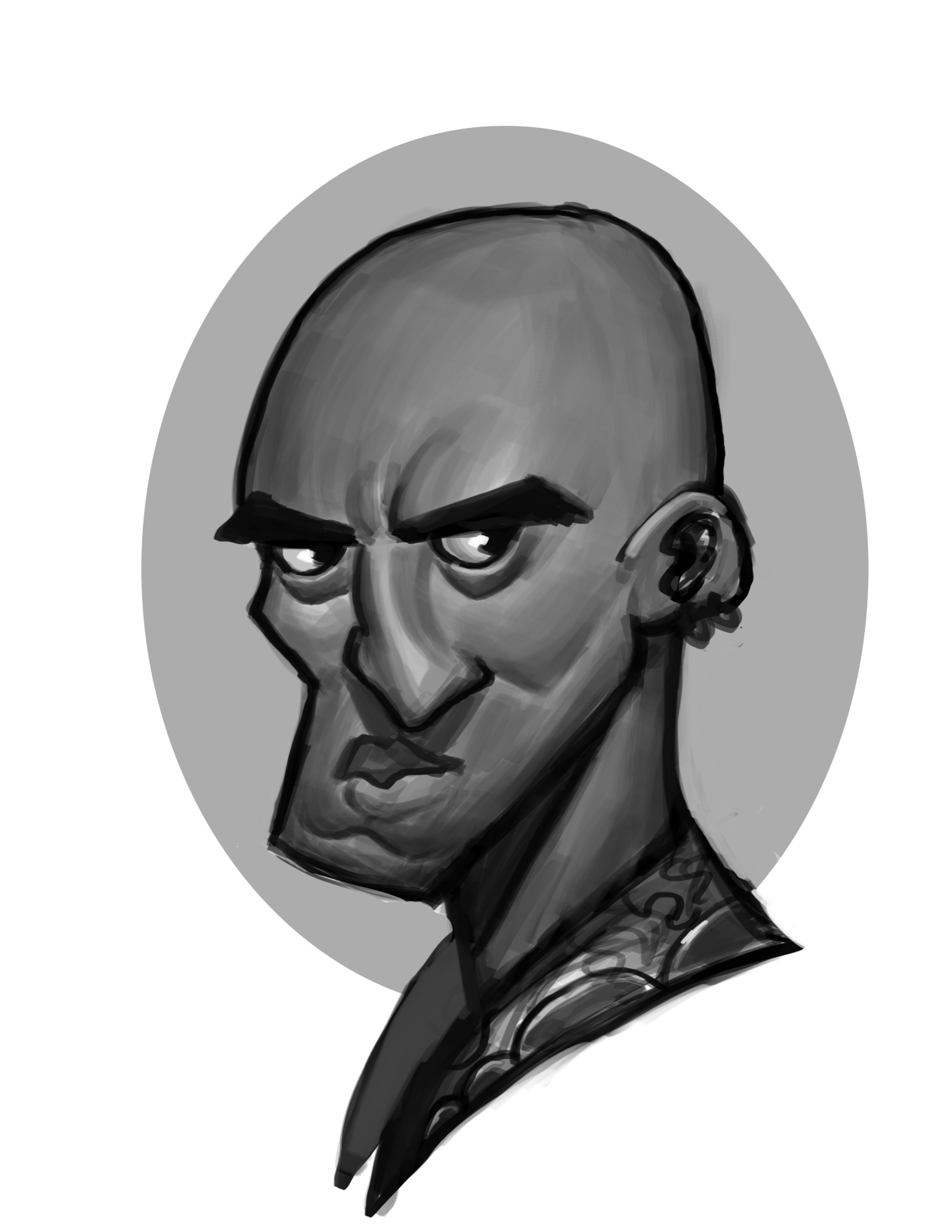 ArtStation - stylized head sketch