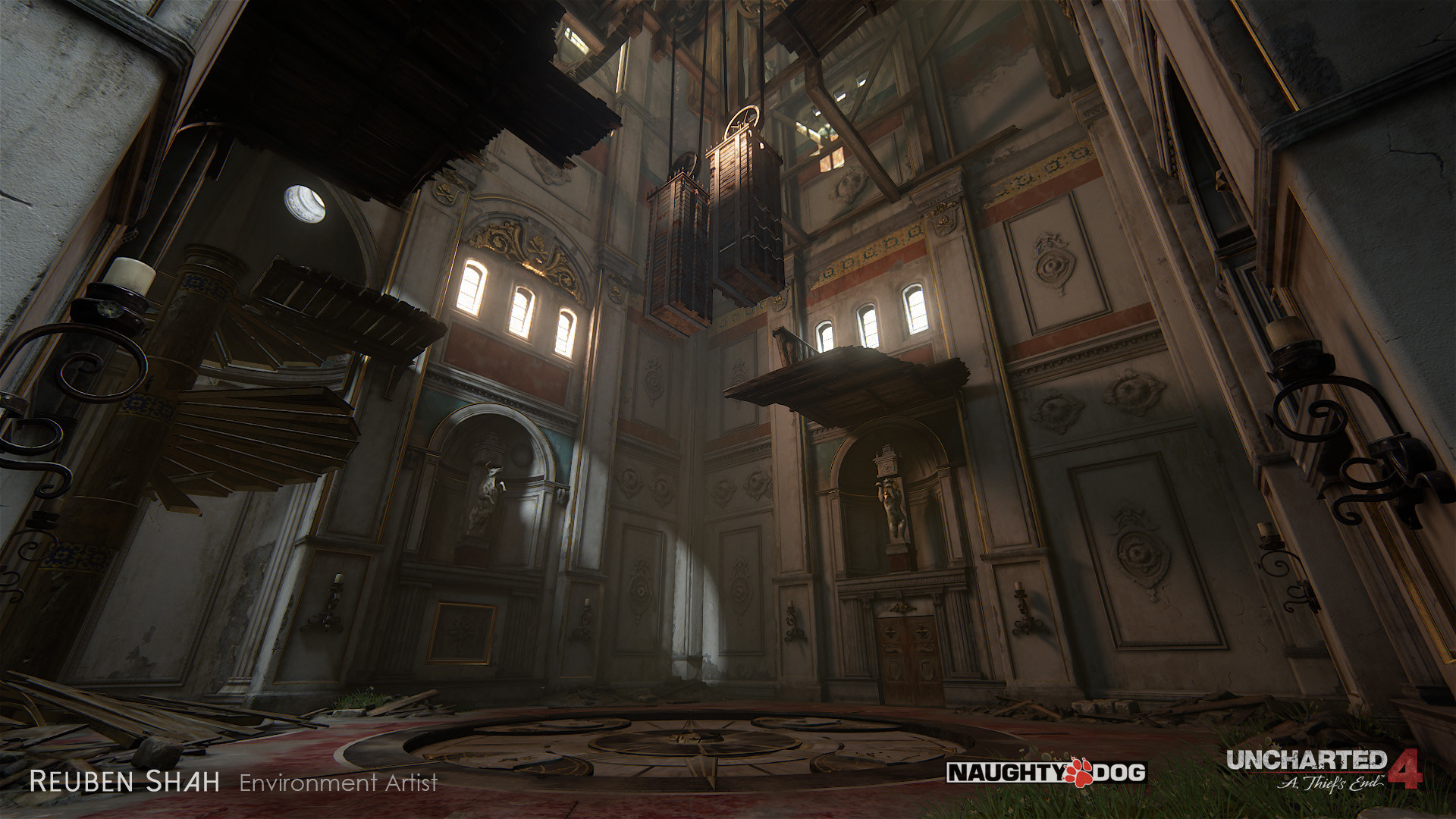reuben shah - Clock Tower - Uncharted 4
