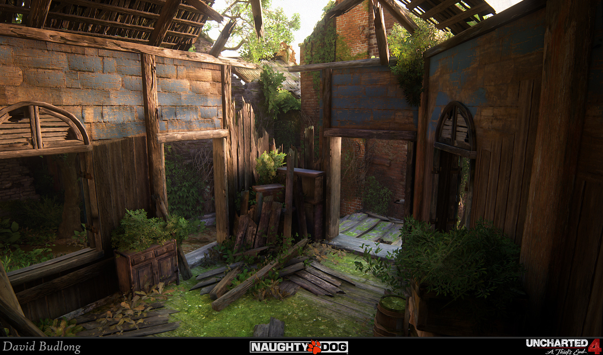 ArtStation - Uncharted 4 Port Ridge Wood Interior