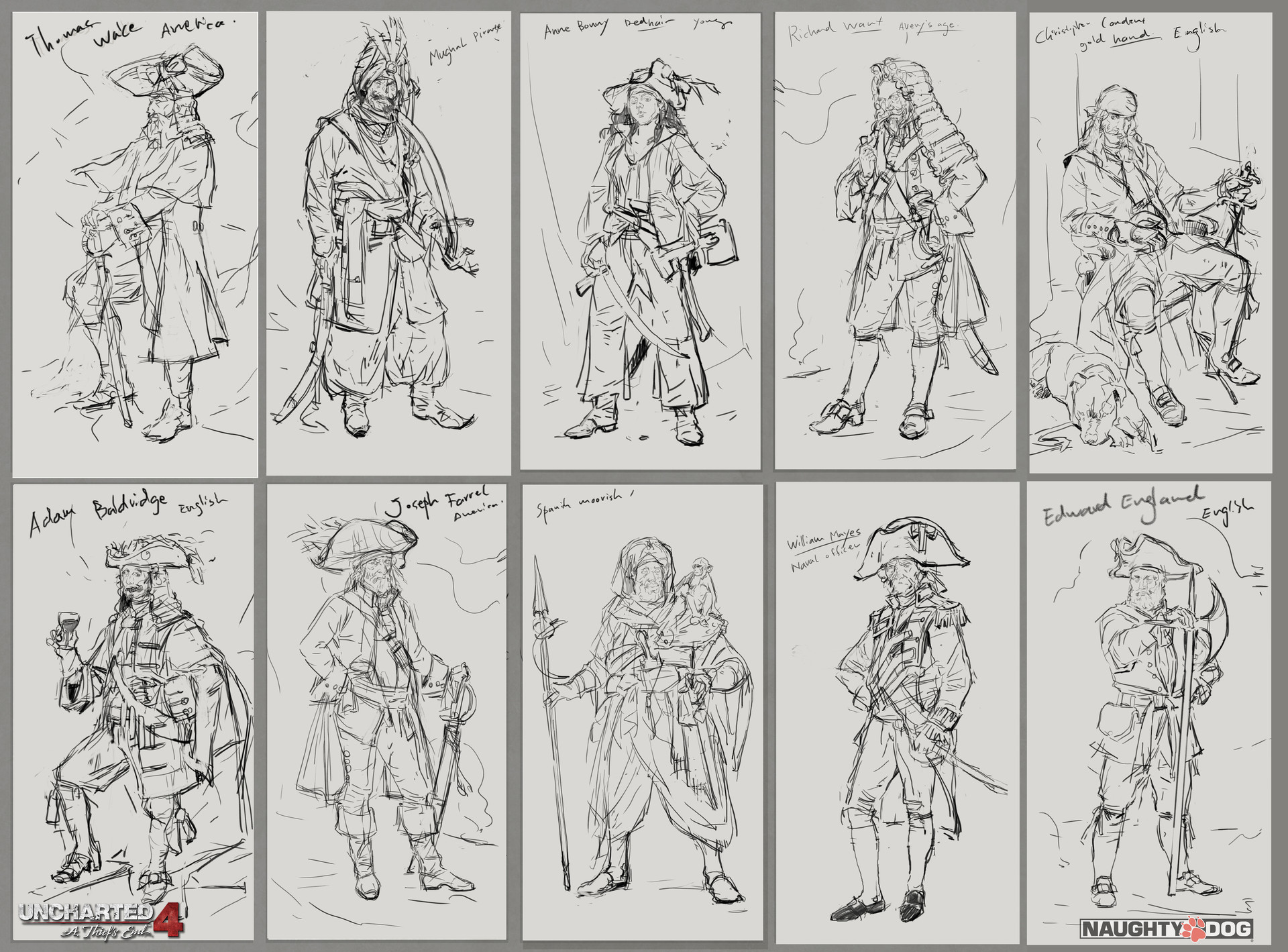 uncharted 4 coloring pages