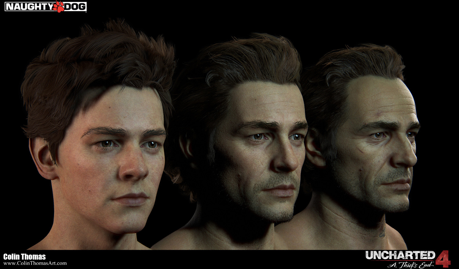 Colin Thomas - UNCHARTED 4: SAMUEL ART DUMP!