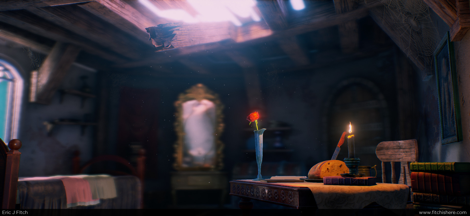 FitchIsHere - Eric J Fitch's 3D Art Portfolio - Maid's Quarters Environment