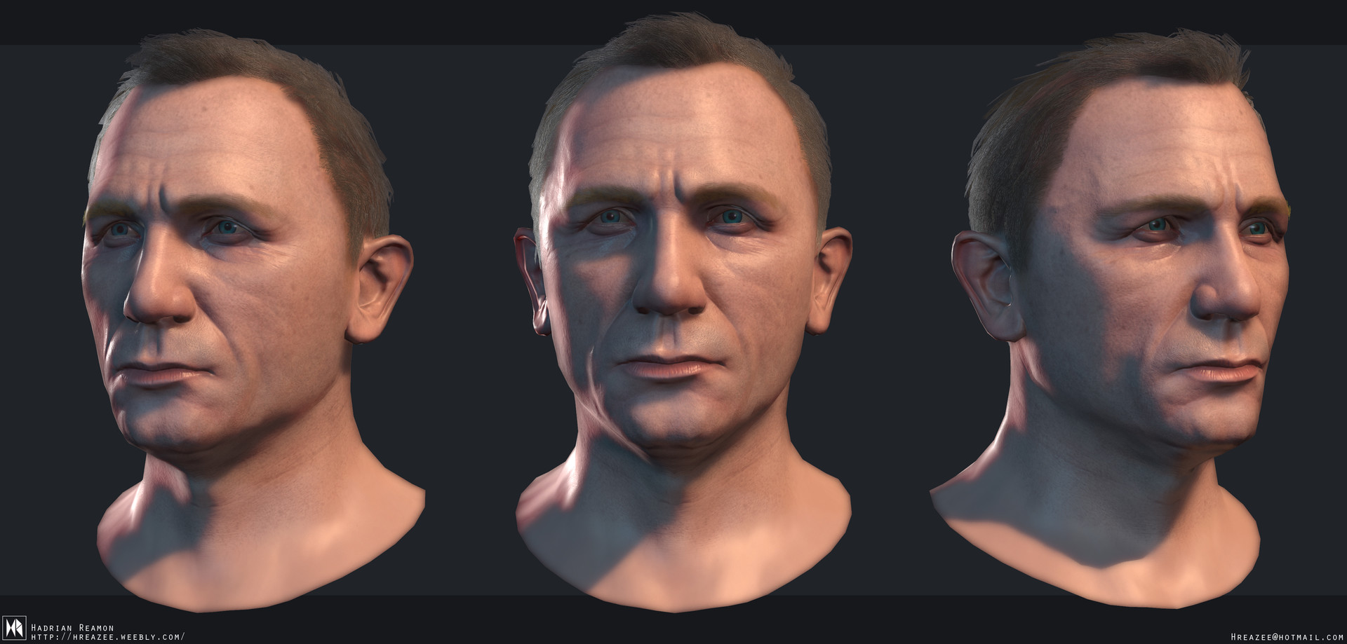 Hadrian Reamon - James Bond Low Poly