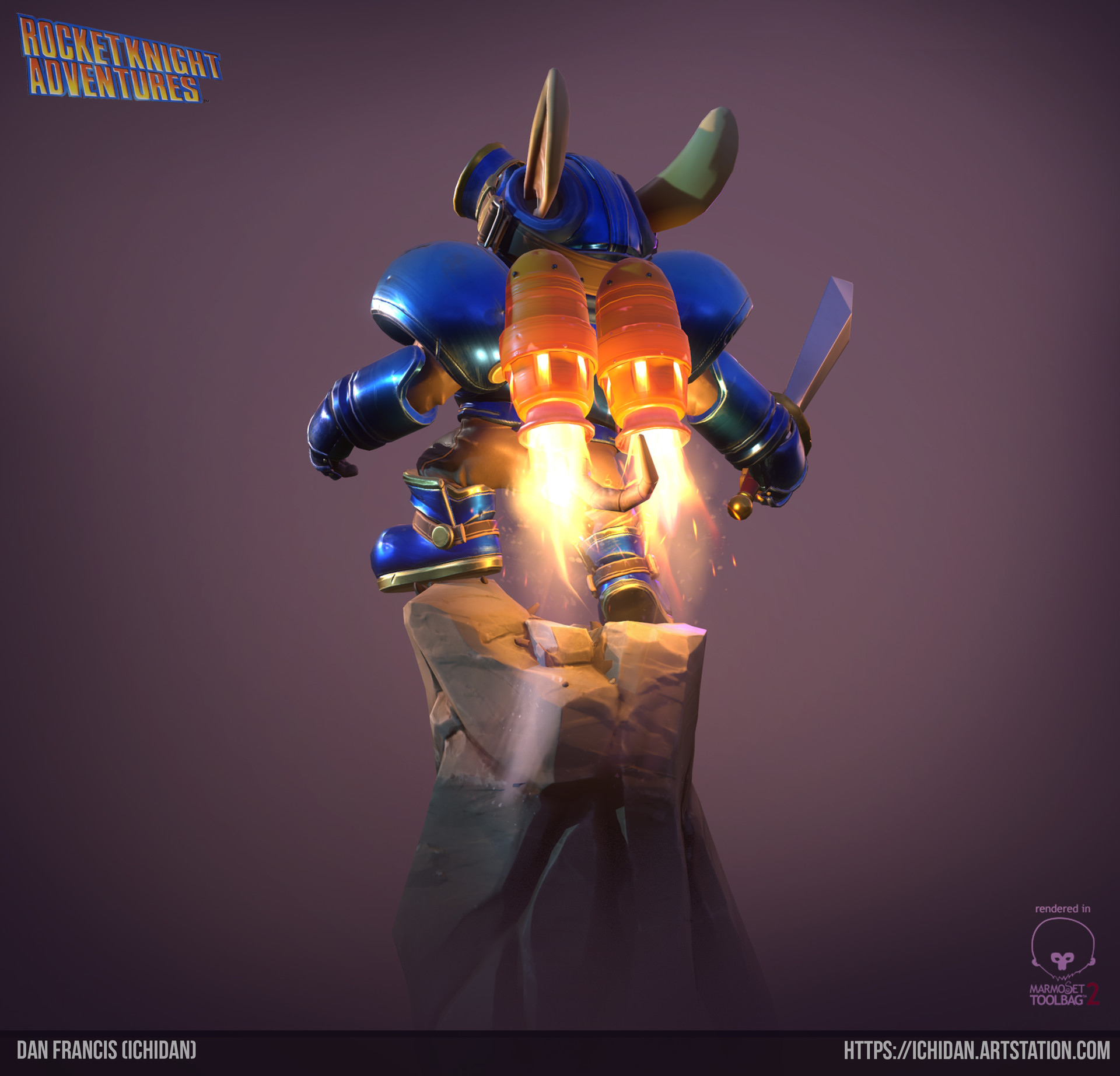 Dan Francis - Sparkster - The Rocket Knight