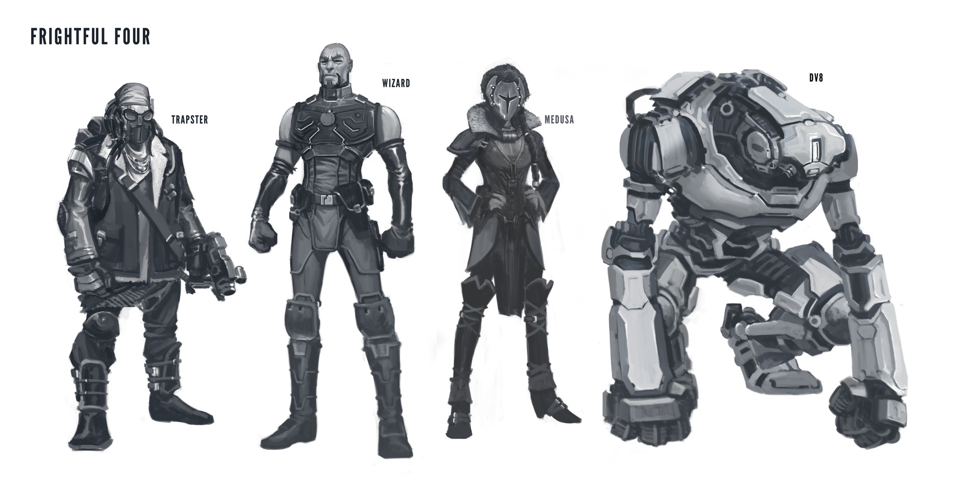 ArtStation - FF: Frightful Four, Brian Hagan