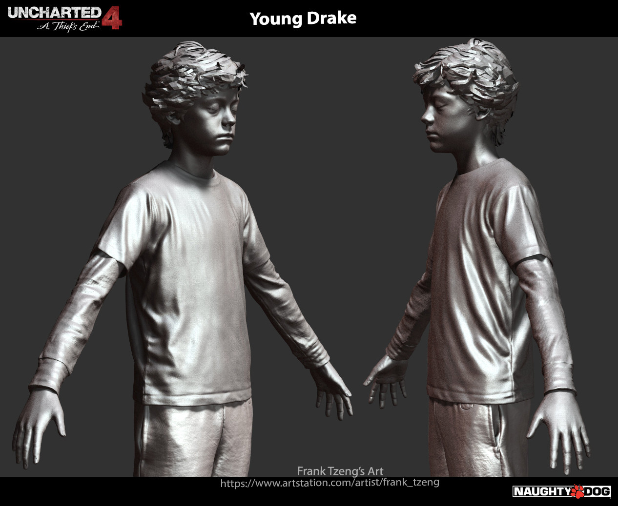 Frank Tzeng - Uncharted 4 - Young Drake