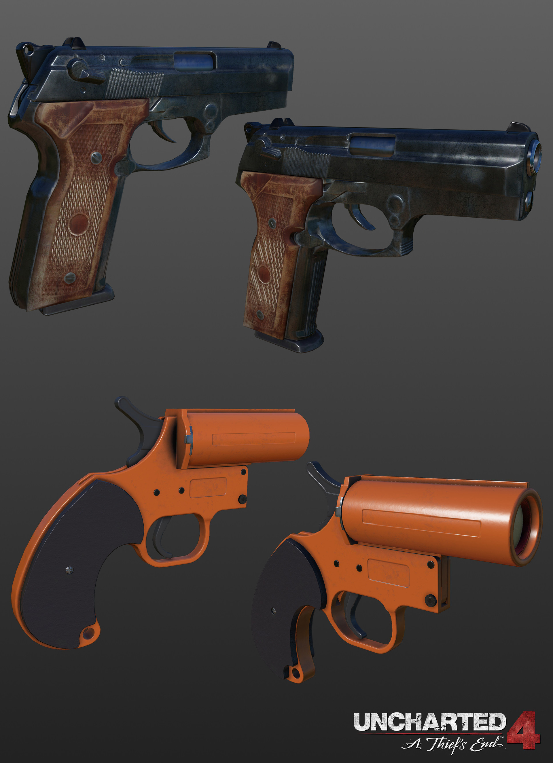 Michel Hatfield - Uncharted 4 Props, Weapons, and Vehicles