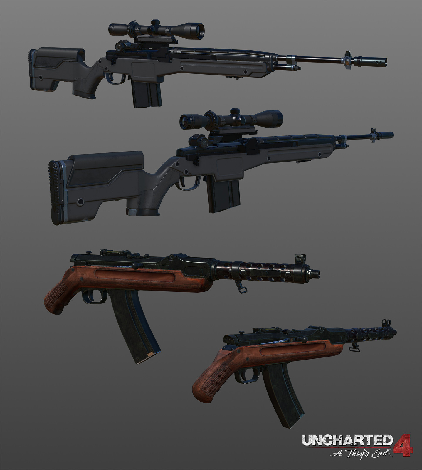 Michel Hatfield - Uncharted 4 Props, Weapons, and Vehicles