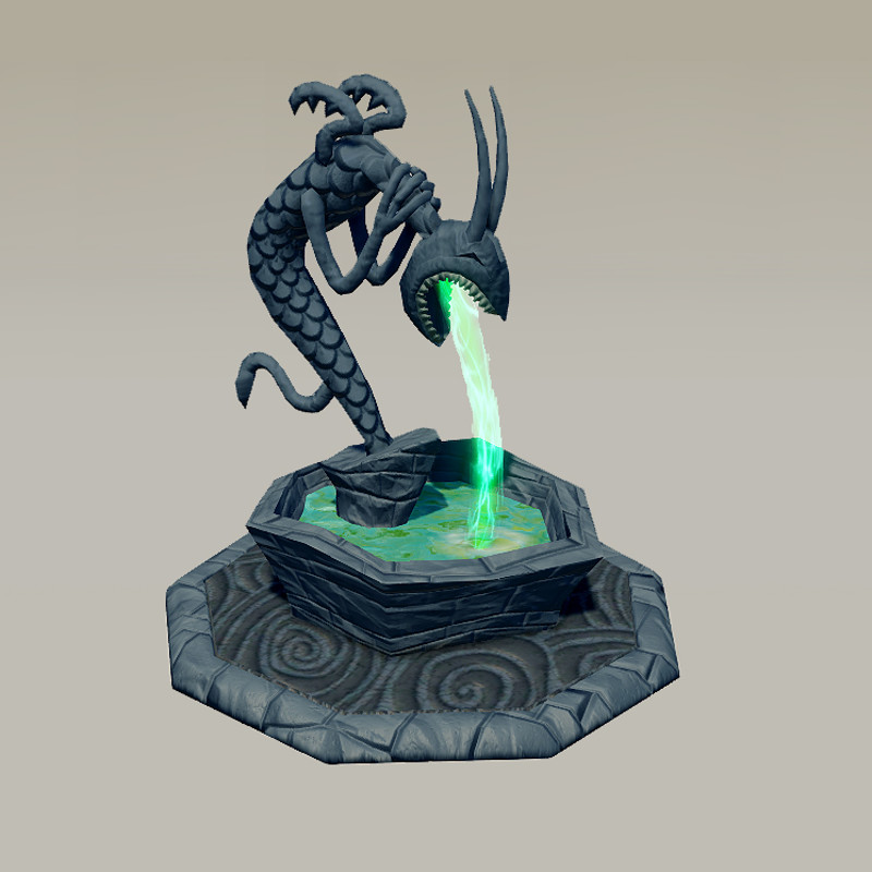 ArtStation - Nightmare Before Christmas Fountain, Angie Simpson