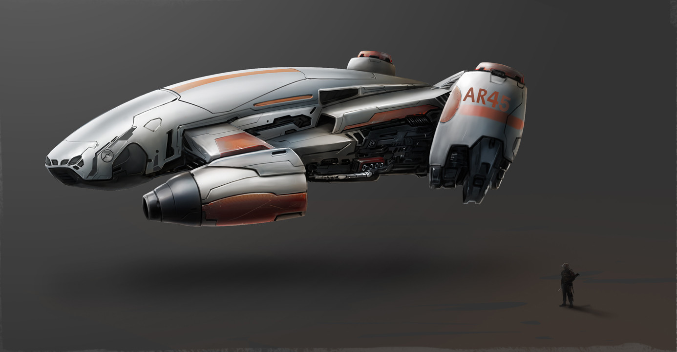 ArtStation - spaceship AR45