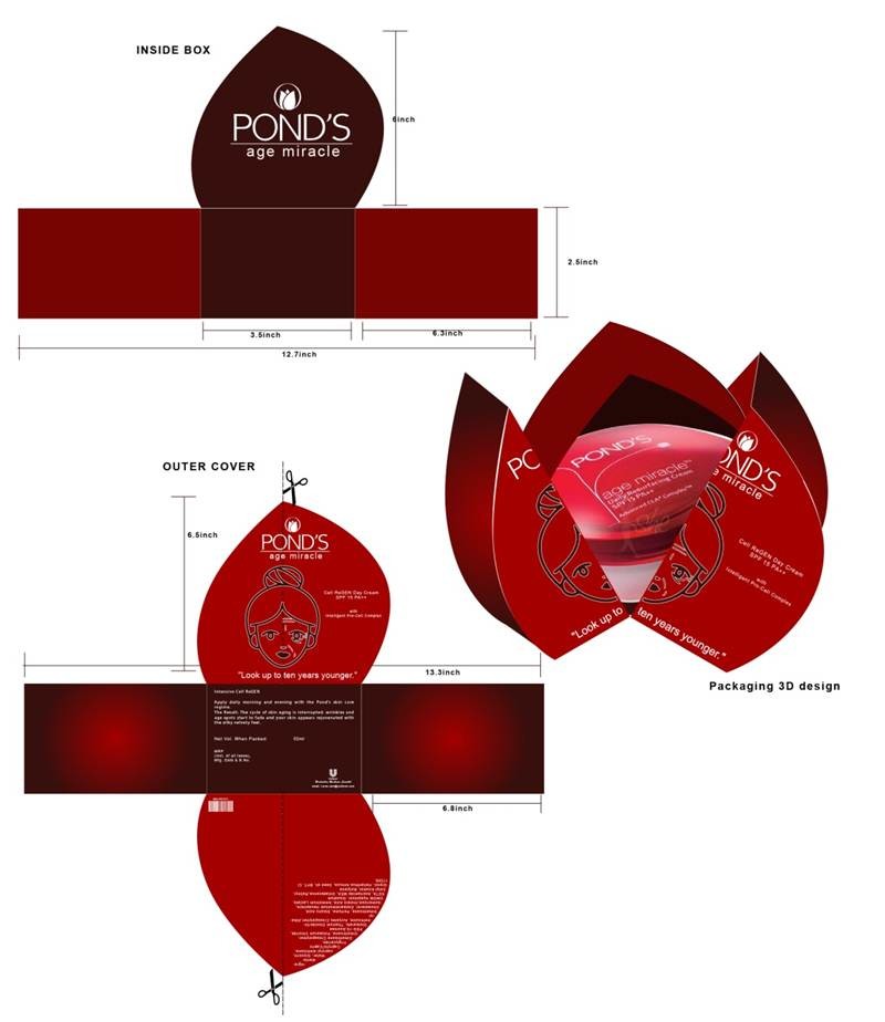 ArtStation - Ponds Age Miracle Packaging