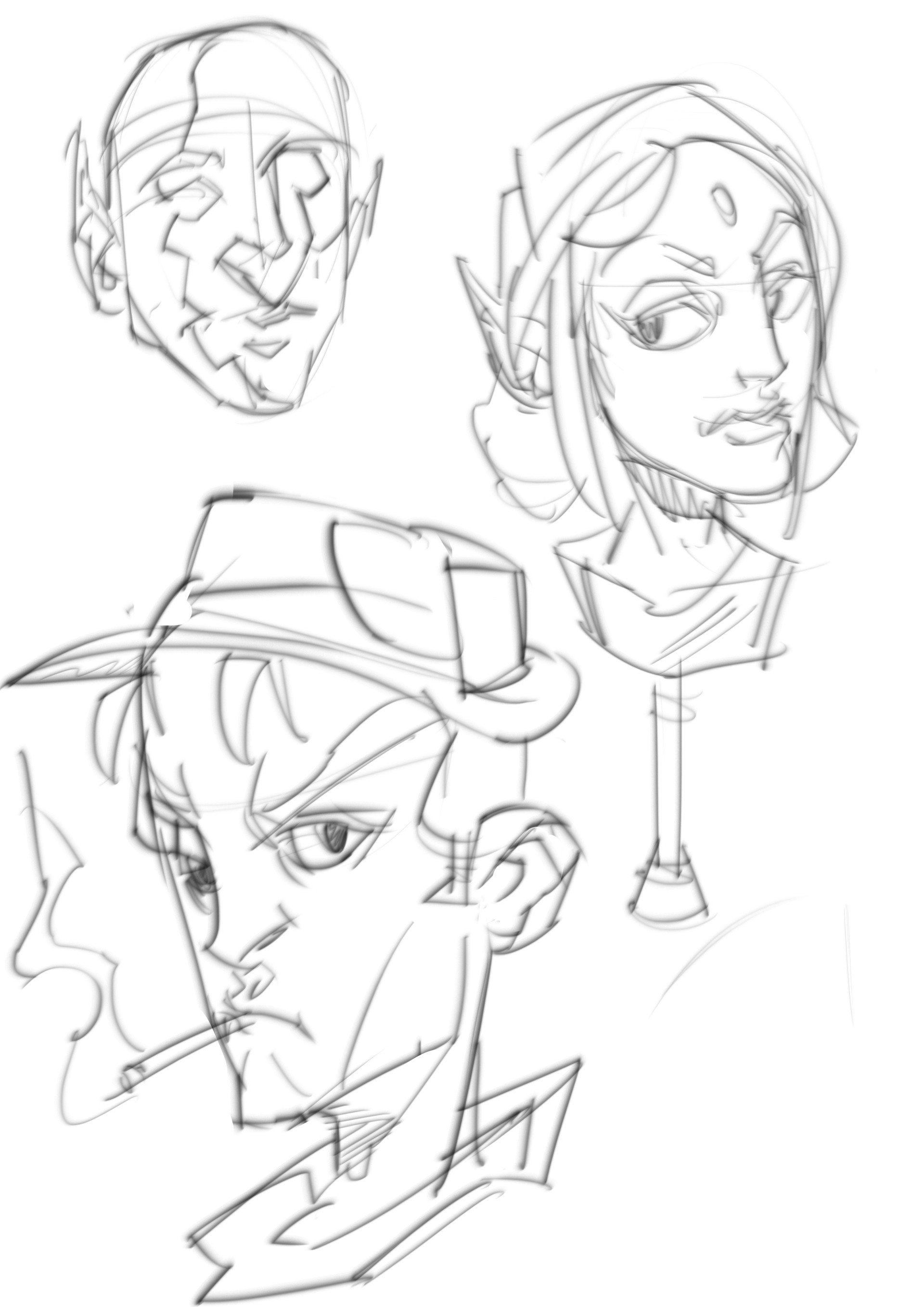 ArtStation - Cartoon Sketches