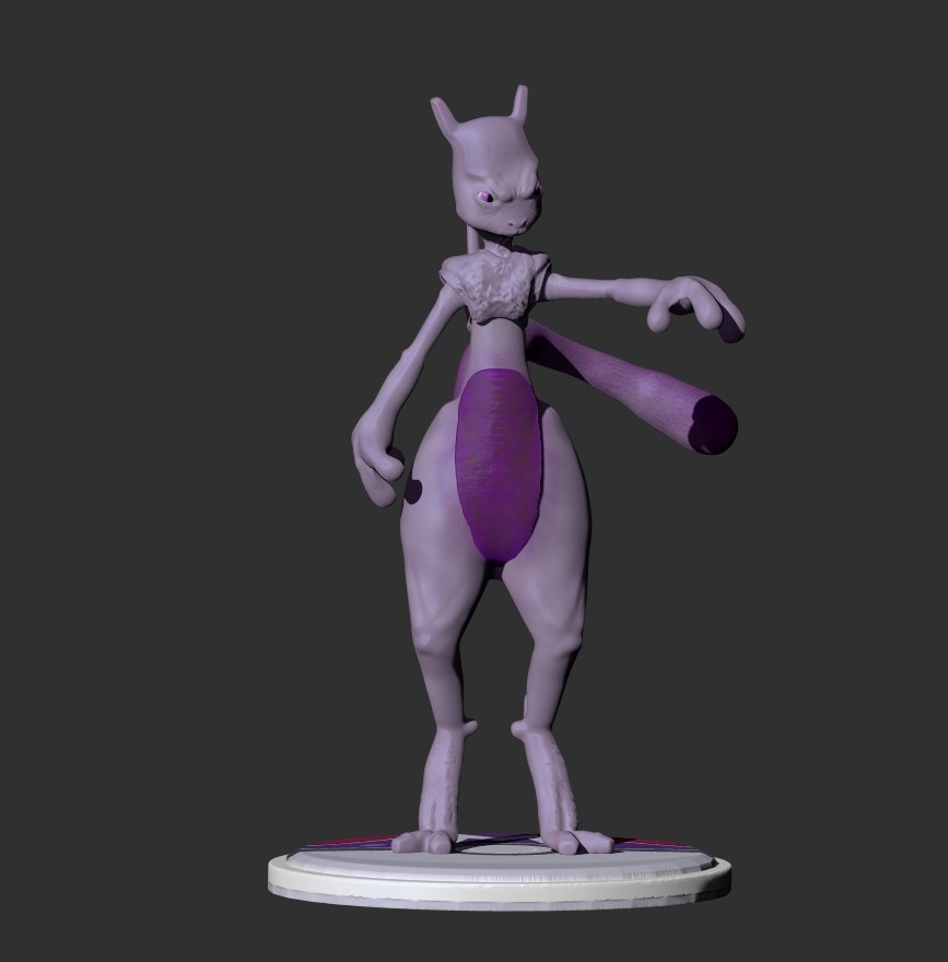 André Krahl - Pokémon Mewtwo Fan art.