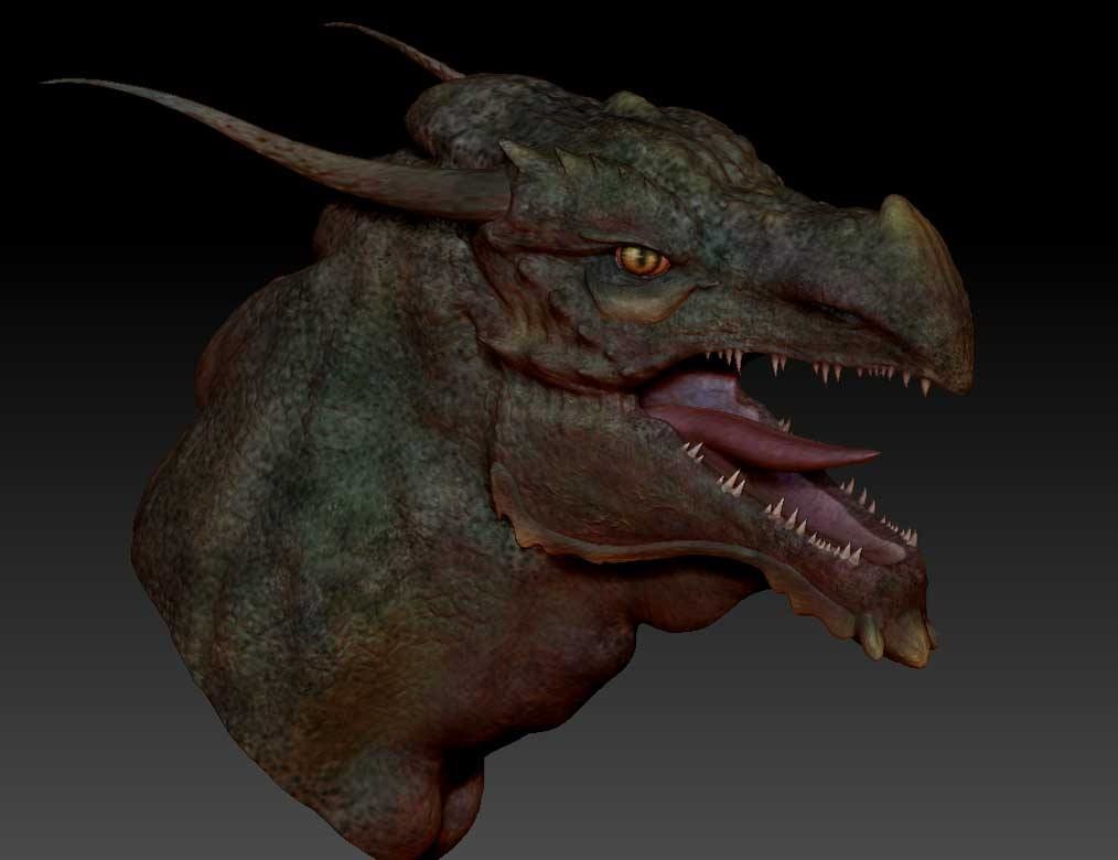 Kassia Mosher - Dragon Head Sculpt