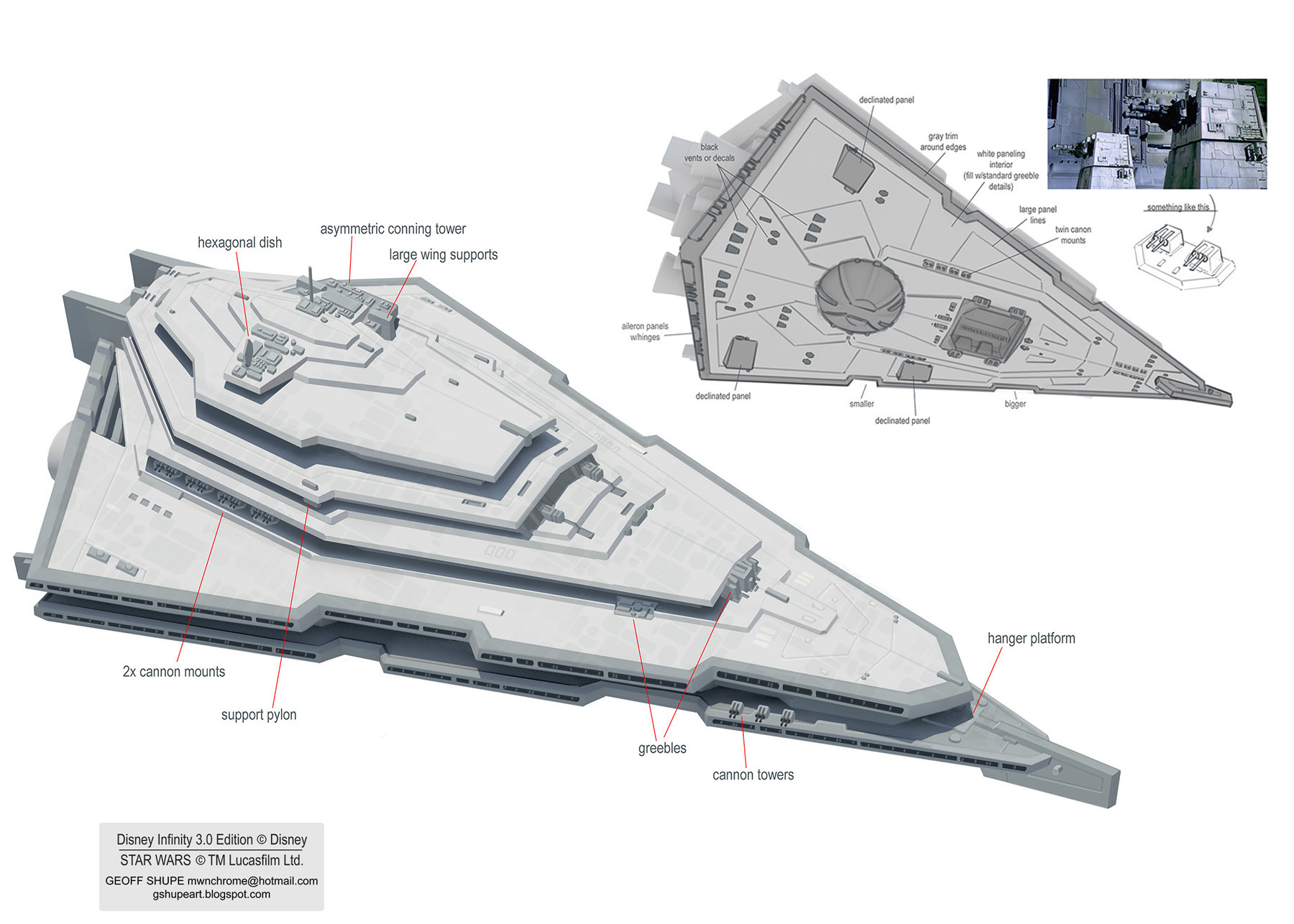 ArtStation - Disney Infinity - Ep.7 Star Destroyer
